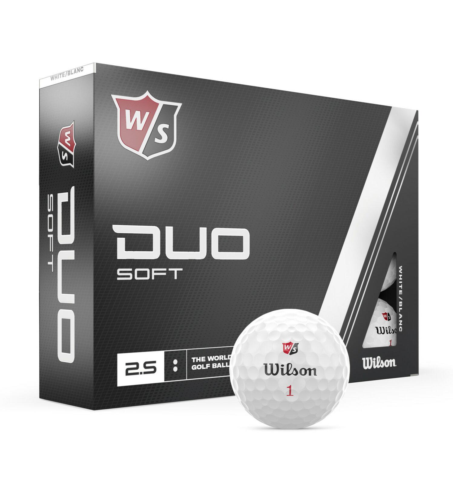 Balles de Golf Wilson Duo Soft Blanche - Balles de Sport
